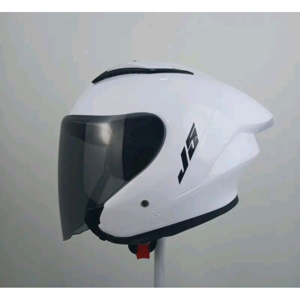 Jual Helm MLA J5 Original 100% SNI WHITE PUTIH TERLARIS | Shopee Indonesia