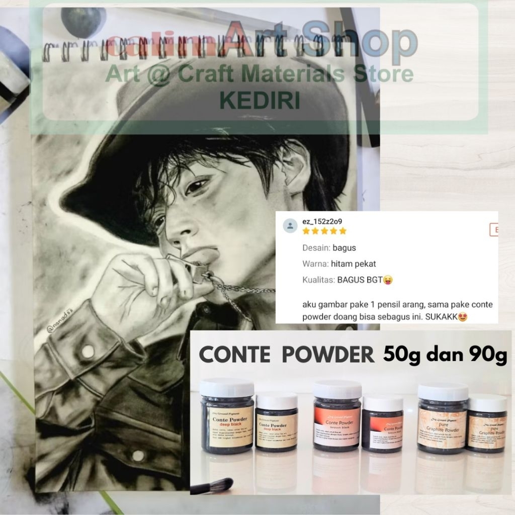 Jual Powder Sketsa 3 Tingkat Ketebalan I Powder Sketsa Lengkap I Bubuk ...