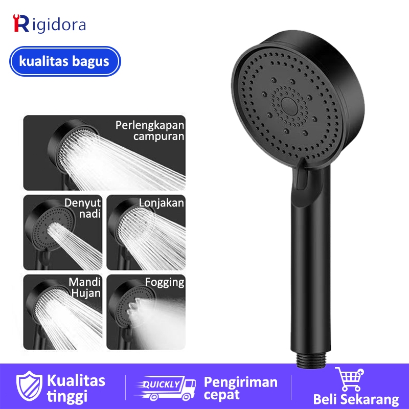 Jual Rigidora Hand Shower Set Pancuran Tangan Bertekanan Tinggi 5 Mode ...