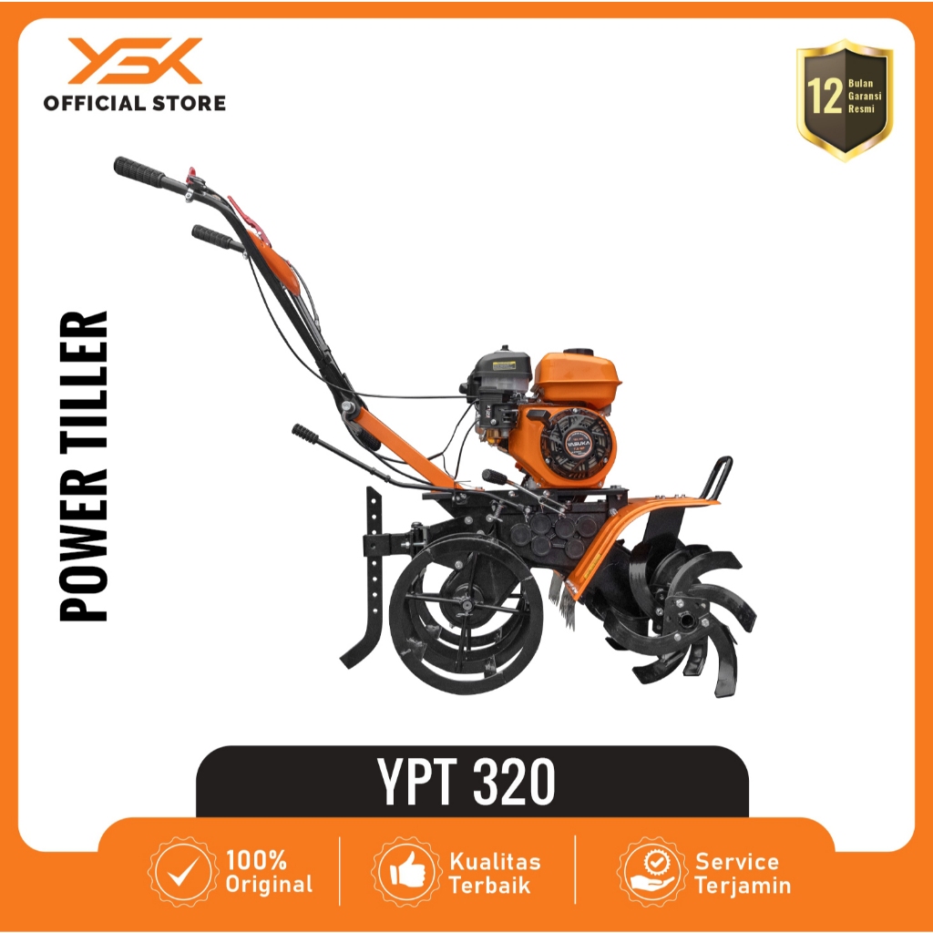 Jual Mesin Pengolah Tanah | Power Tiller Yasuka YPT-320 | POWER TILLER ...
