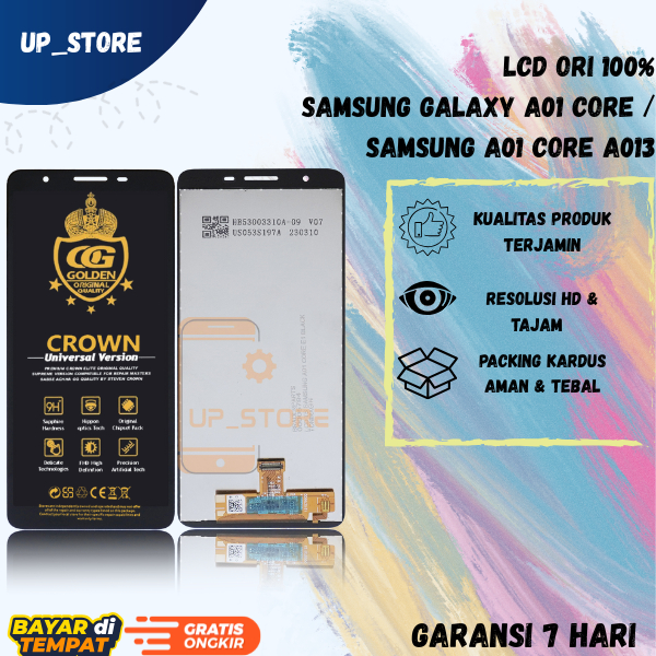 Jual LCD SAMSUNG GALAXY A01 CORE / TOUCHSCREEN SAMSUNG A01 CORE A013 ORIGINAL FULLSET NEW ...