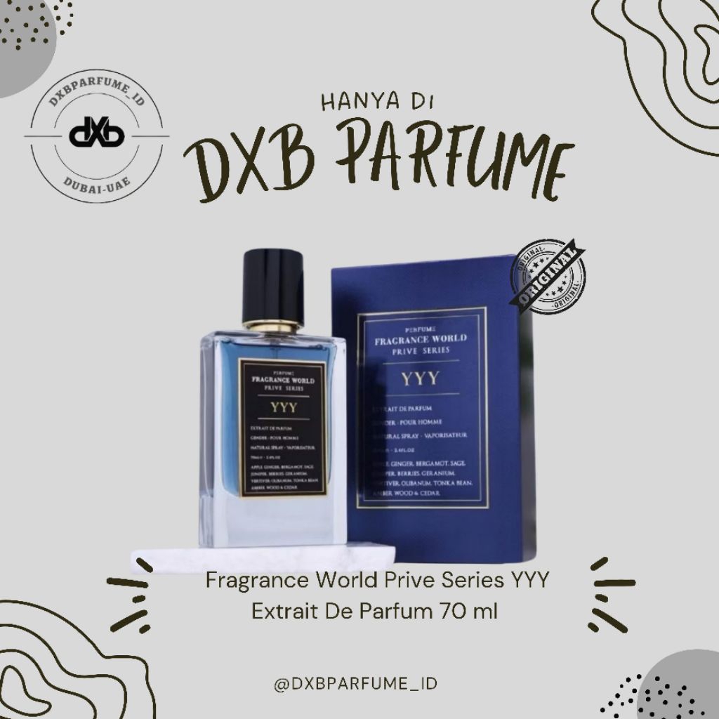 Jual Fragrance World Prive Series YYY 70 ml extrait de parfum | Shopee ...