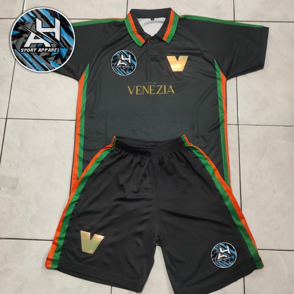 Jual jersey Venezia setelan 2023-2024 logo 3D timbul | Shopee Indonesia
