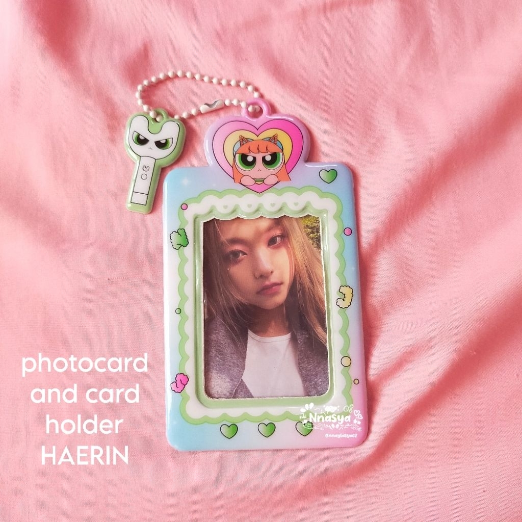 Jual NewJeans Photocard Official Haerin Blue book version pc Official ...