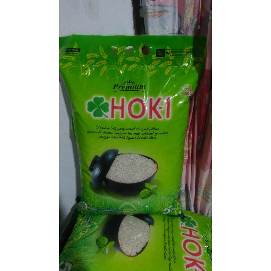 Jual beras premium hoki 5kg | Shopee Indonesia