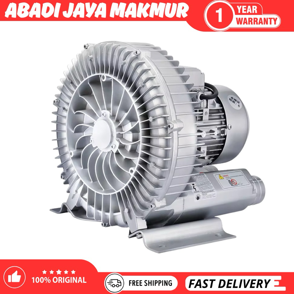 Jual Mesin Ring Blower Rotor Vrotex 2hp 3phase 1500watt 2" Blower ...