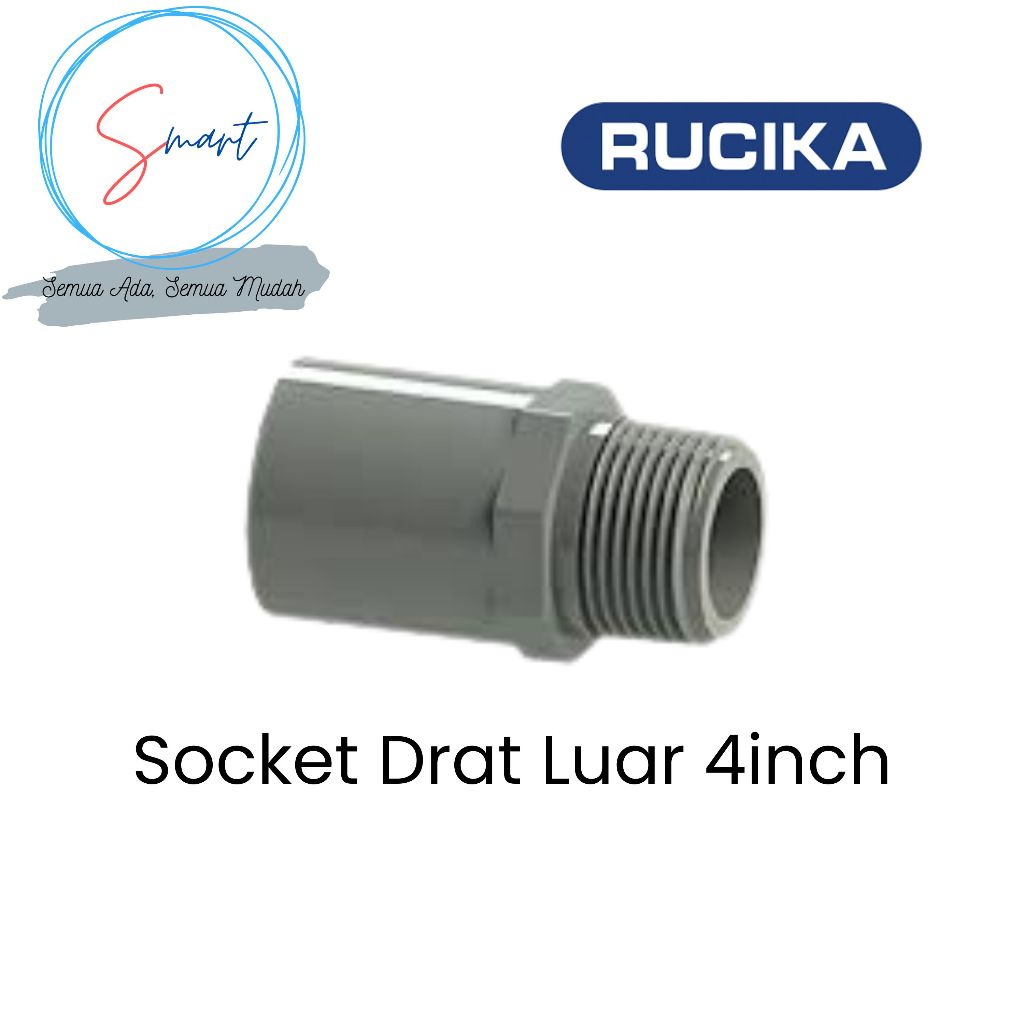 Jual RUCIKA Valve Socket AW 4 Inch Sock Drat Luar Sambungan Fitting ...