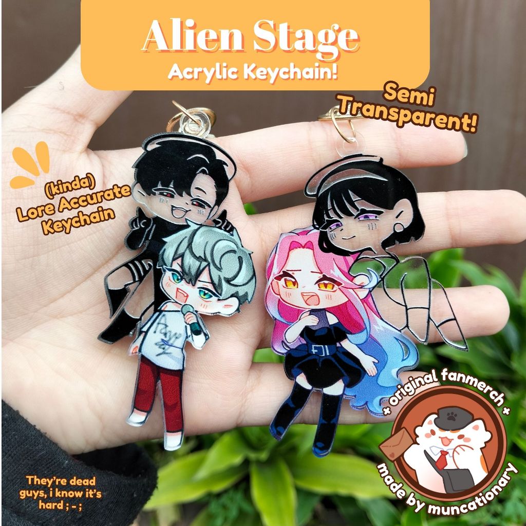 Jual [muncationary] Acrylic Keychain Alien Stage Alnst Fanmerch Ivan ...