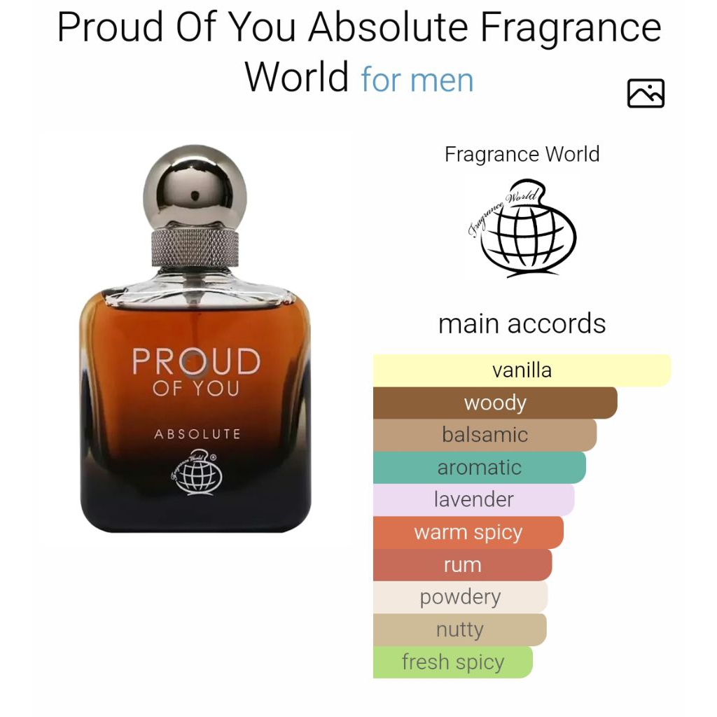 Jual PARFUM ORI TIMTENG FRAGRANCE WORLD PROUD OF YOU ABSOLUT 100 ML ...