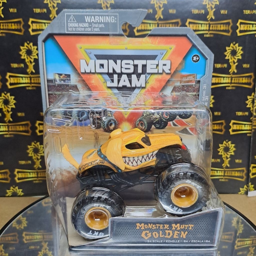 Jual MONSTER JAM MUTT GOLDEN MONSTER MUTT GOLDEN MONSTER JAM 1:64 ...
