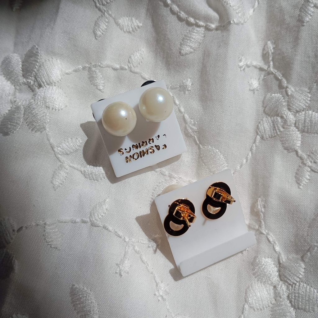 Jual Giwang Mutiara Laut Asli Penahan Motif – New Design Rhodium Gold ...