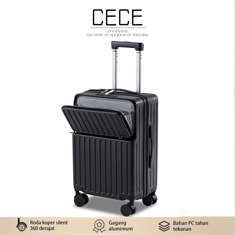 Jual 【CECE】Koper bukaan depan 20 inch Koper Koper klasik Tas Travel bag ...