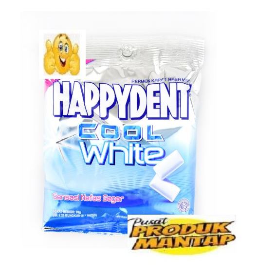 Jual Permen Happydent Cool White Bag / Candy Happy Dent Bag | Shopee ...