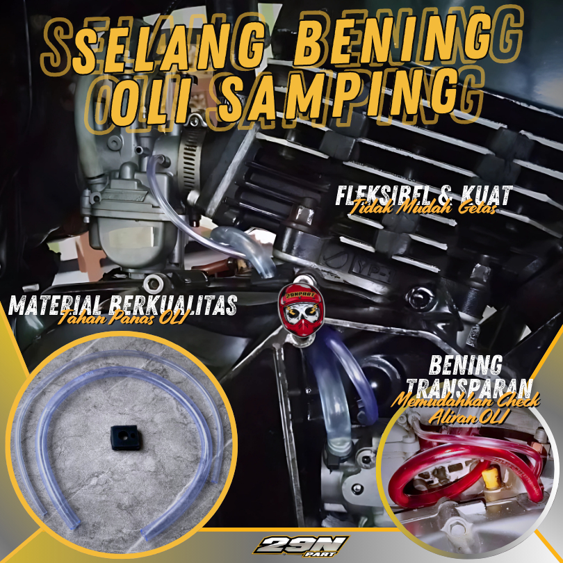 Jual Selang Slang Pompa Oli Samping Besar Kecil Bening Motor RX KING RX ...