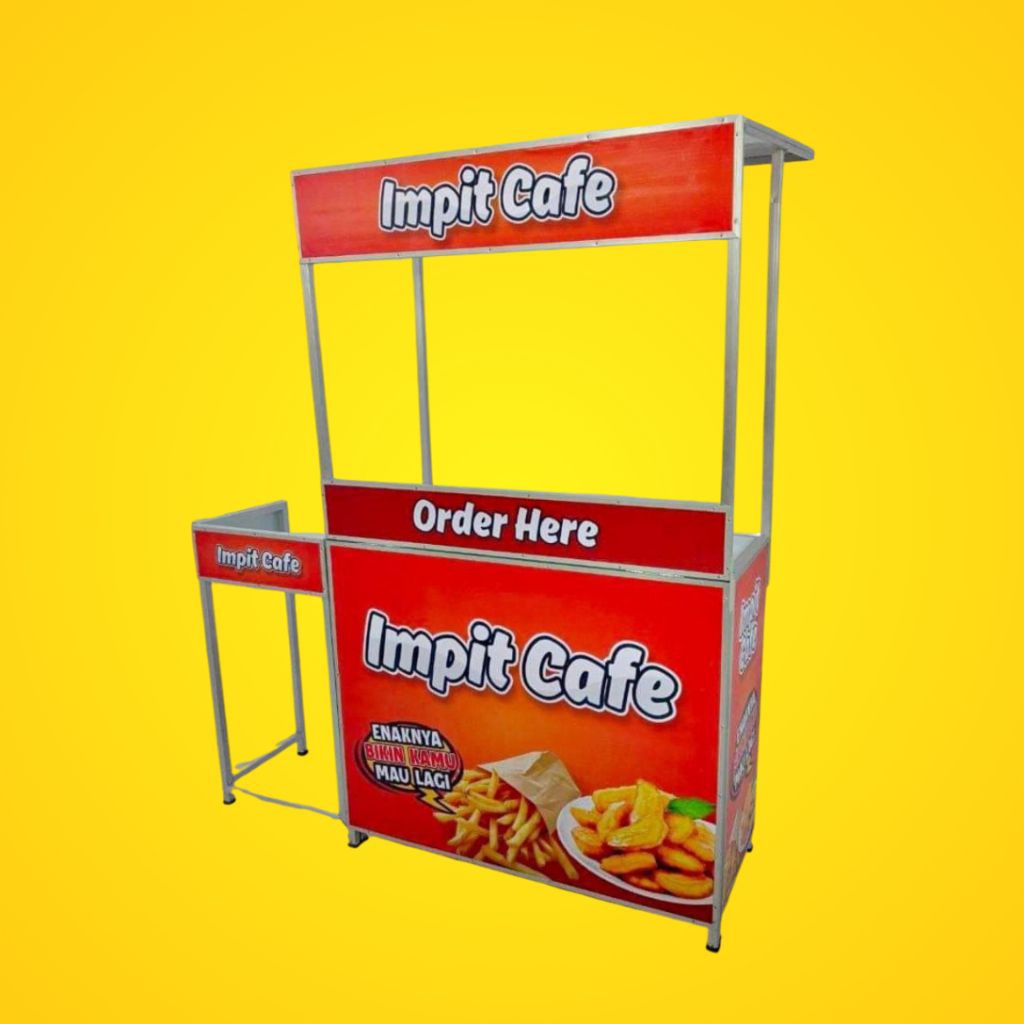 Jual Booth Portable + Meja Kompor + Atap | Event Desk / Gerobak Lipat ...