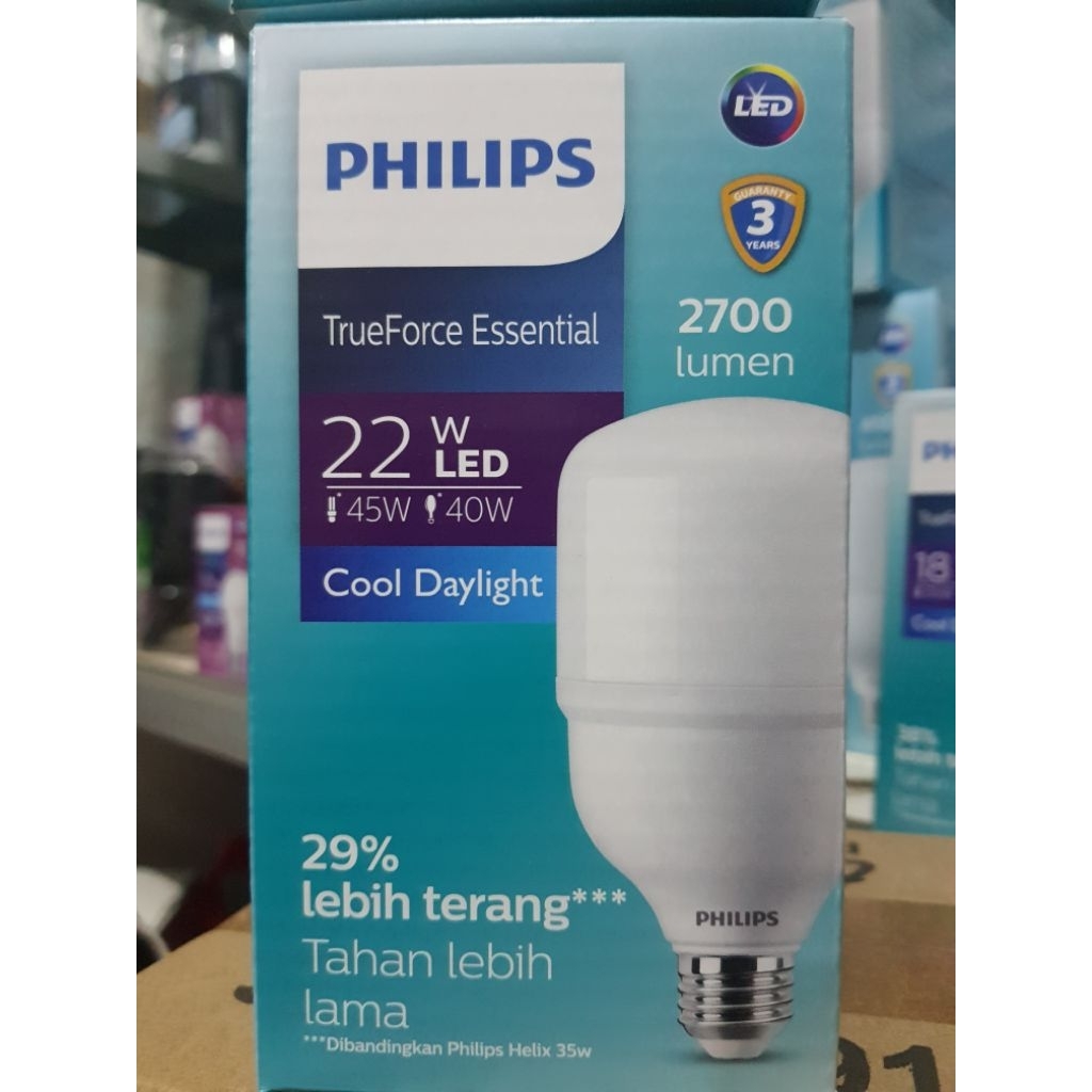 Jual Lampu Led Philips 22w 22watt Essential Trueforce 22watt | Shopee Indonesia