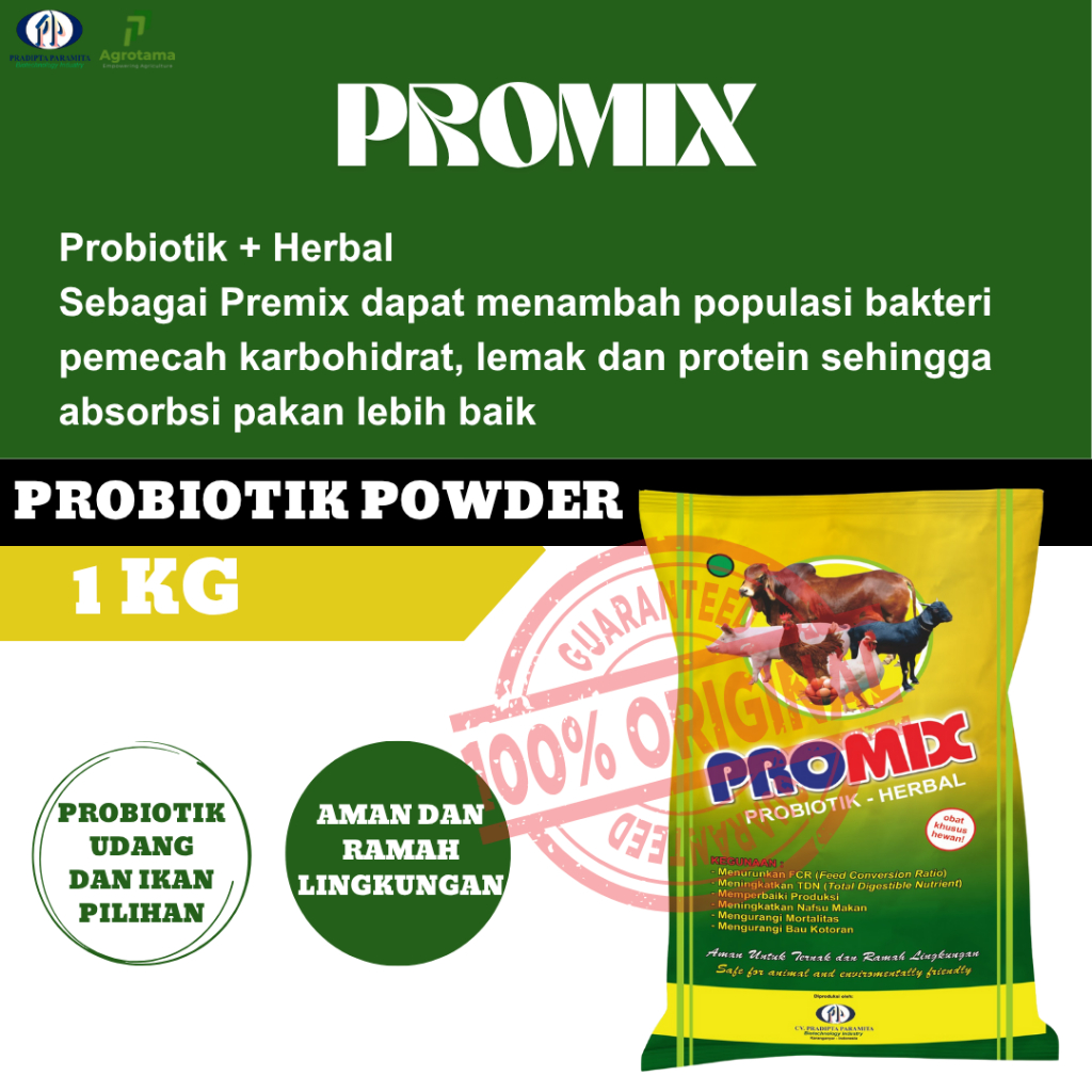 Jual Probiotik Powder Pakan Ayam "PROMIX" 1 Kg | Shopee Indonesia