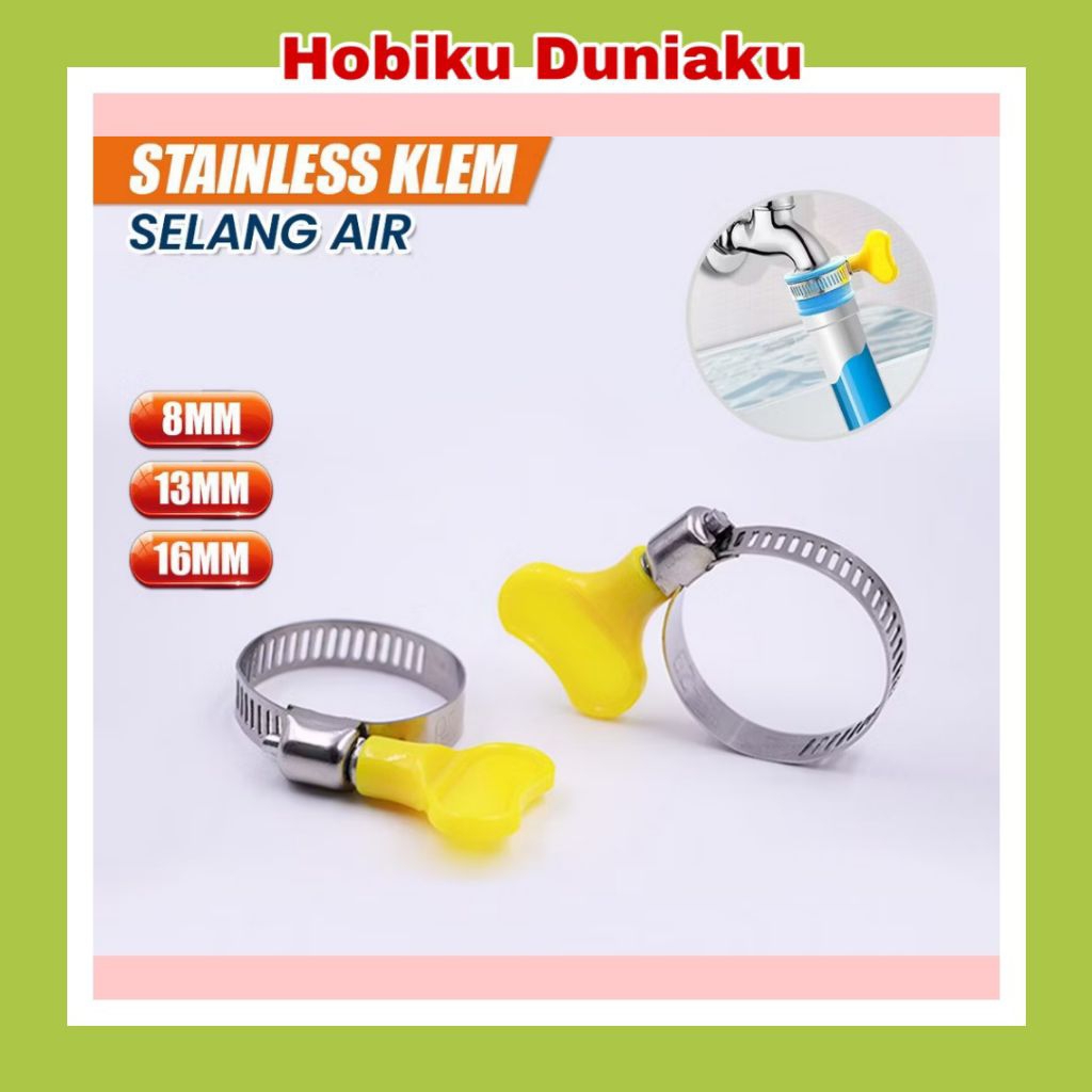 Jual Klem Selang Air Stainless Serbaguna / Klem Selang Kuping Cincin ...