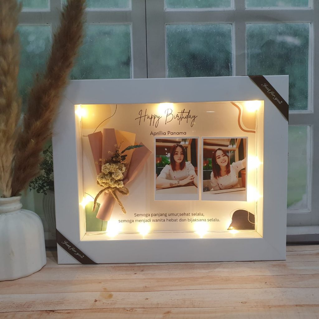Jual frame 3D 20×15 kado ultah/kado wisuda/kado anniversary | Shopee ...