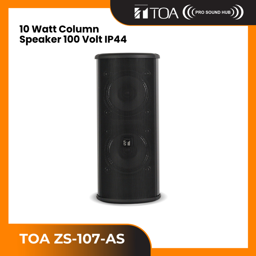 Jual TOA ZS-107-AS ZS107 Speaker Column Wall Mount 10 Watt Tembok ...