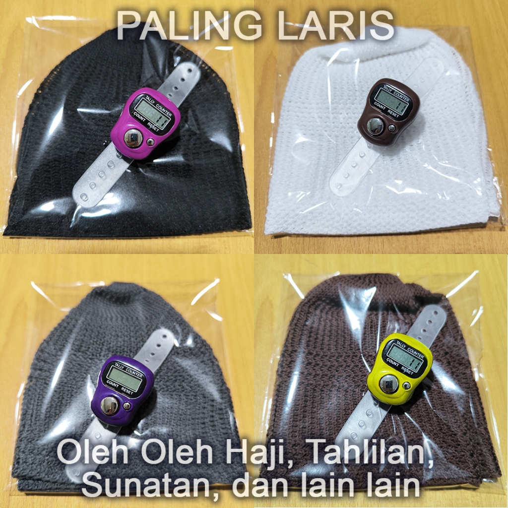 Jual Souvenir Umroh Oleh Oleh Umroh Tasbih Digital Haji Tahlil Sunat Khitan Peci Rajut Tasbih ...