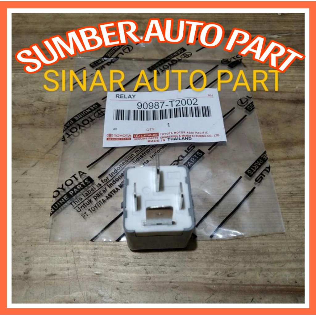 Jual (SAP) RELAY KAKI 4 12VOLT TOYOTA AVANZA FORTUNER HILUX YARIS VIOS ...