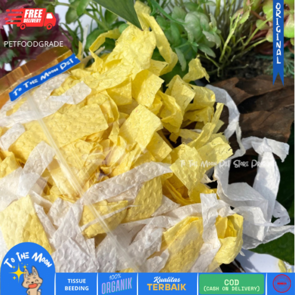 Jual Tissue Bedding Hamster / alas Hamster Tisu Multi Colour / Kemasan ...