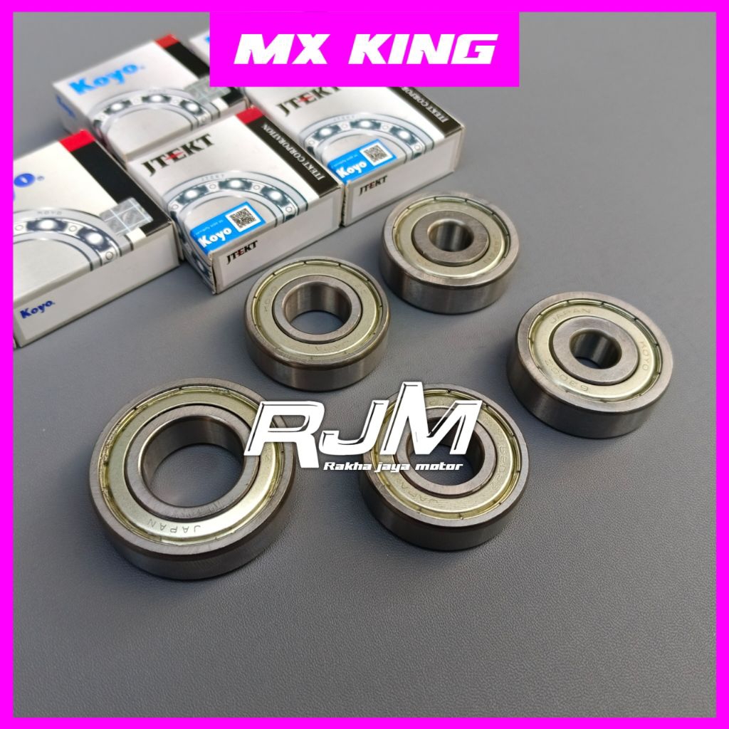 Jual BEARING RODA SET MX KING KOYO JAPAN DEPAN BELAKANG/BEARING BERING LAHAR LAHER VELK VELG ...
