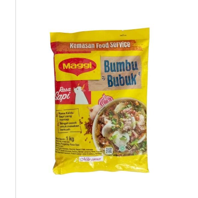 Jual Maggi Beef Powder 1kg bumbu bubuk rasa sapi sedap nikmat | Shopee ...