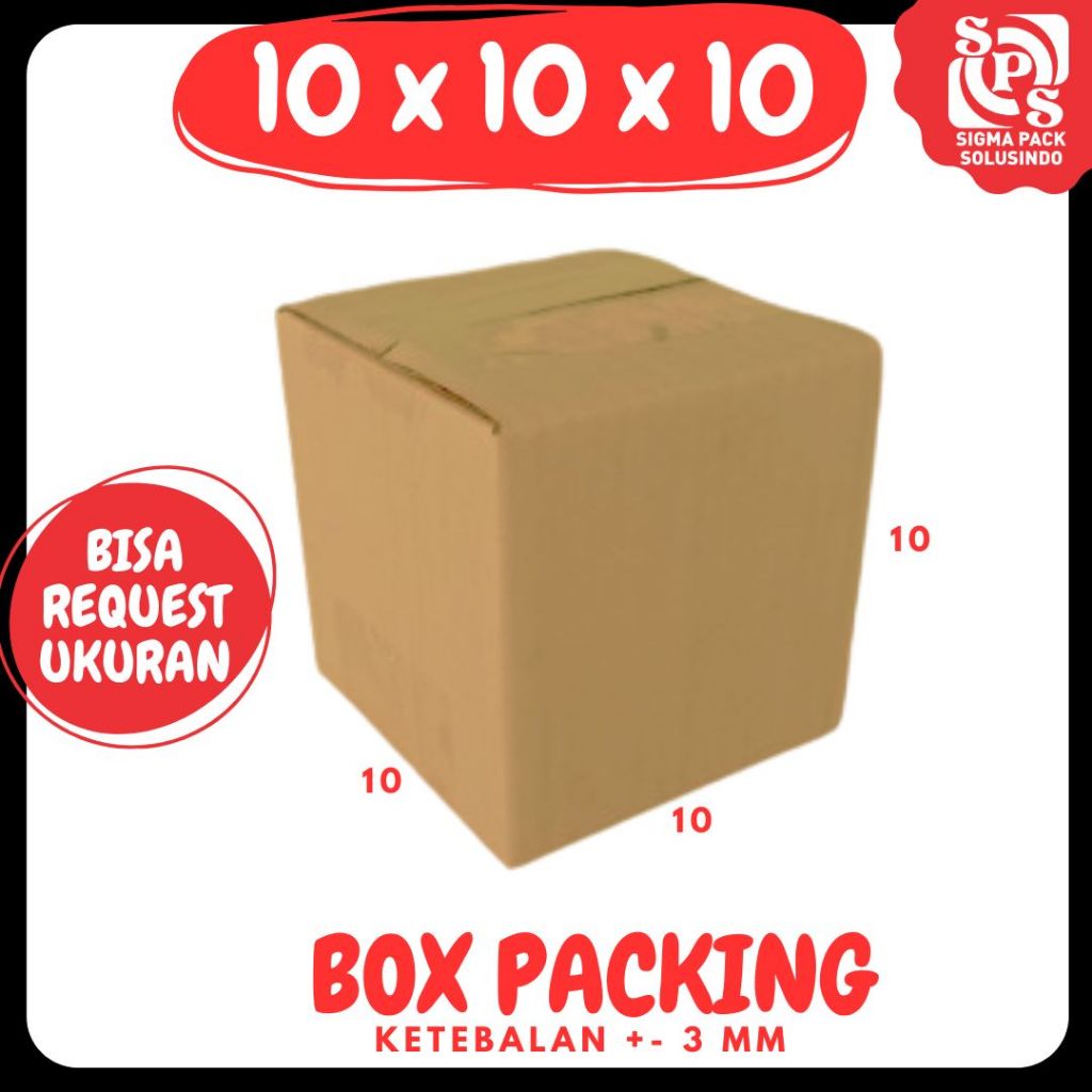 Jual kardus 10x10x10 box Packing A1 Kardus Packing Handphone Kardus ...