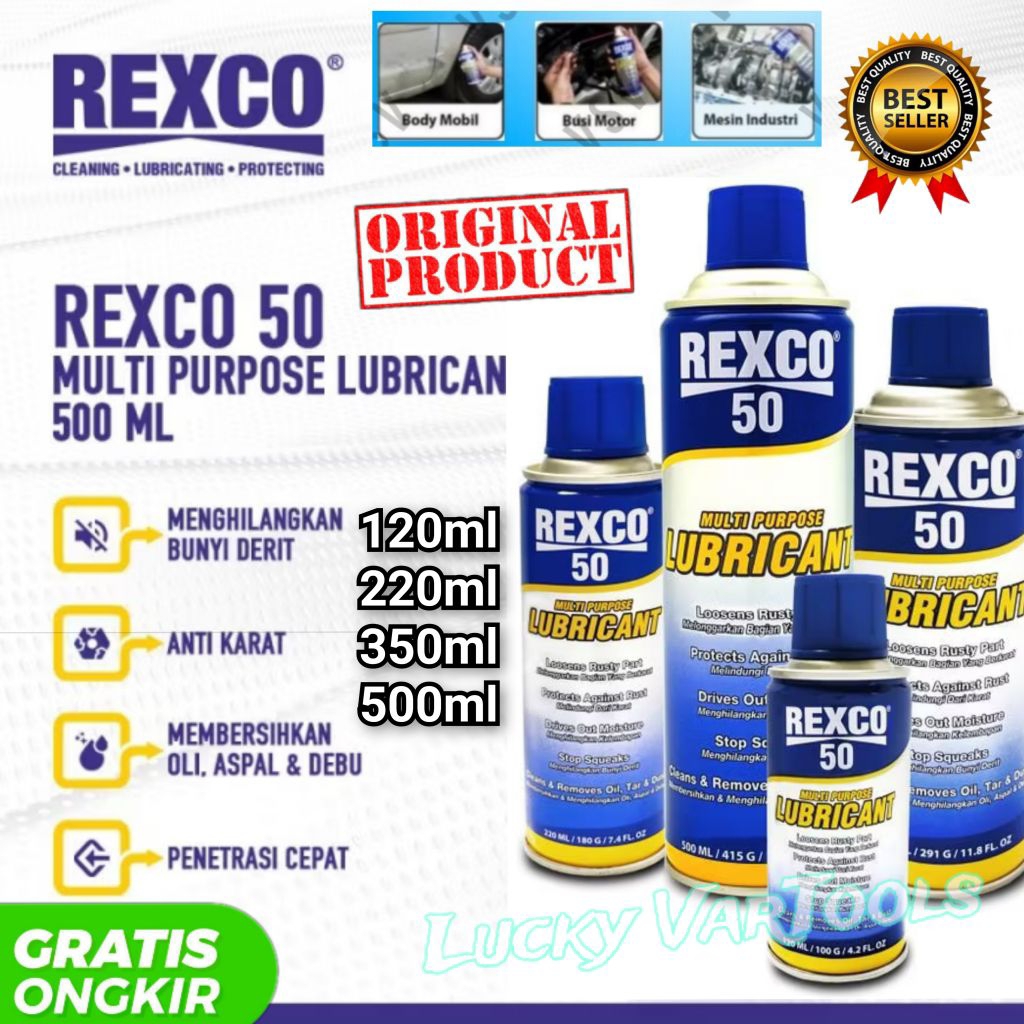 Jual Pelumas Anti Karat Penetrating Oil Serba Guna Rexco 50 Rexco50 350 ...