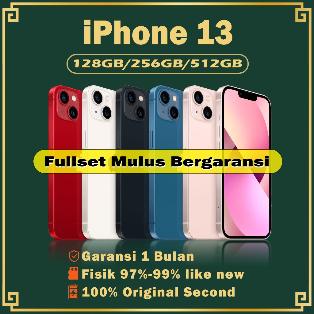 Jual iPhone 13 128GB/256GB/512GB Original Fullset /Hemat untuk mahasiswa/WIFI ONLY/Harga ...