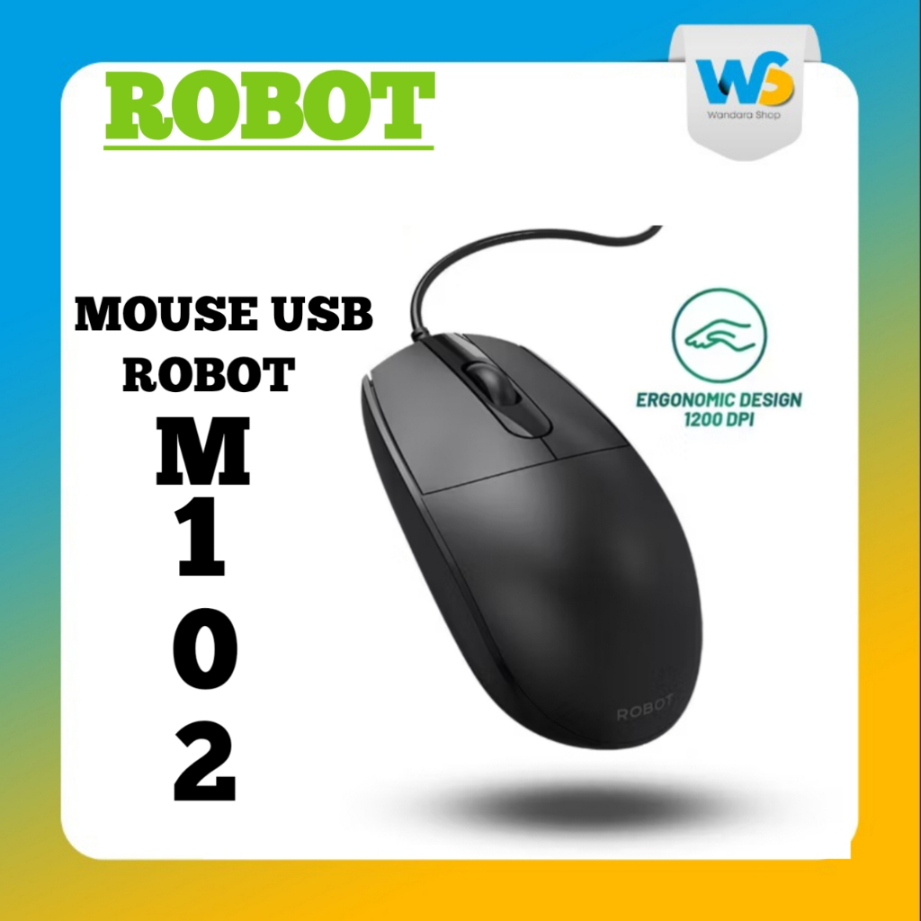 Jual ROBOT MOUSE USB M102 1200DPI | Shopee Indonesia