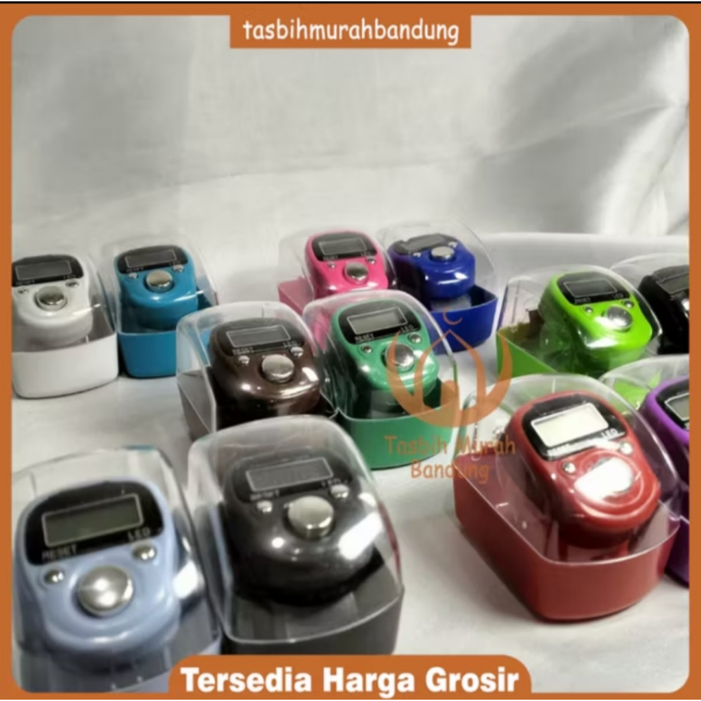 Jual Tasbih Digital LED Finger Counter Kotak Kaca | Shopee Indonesia