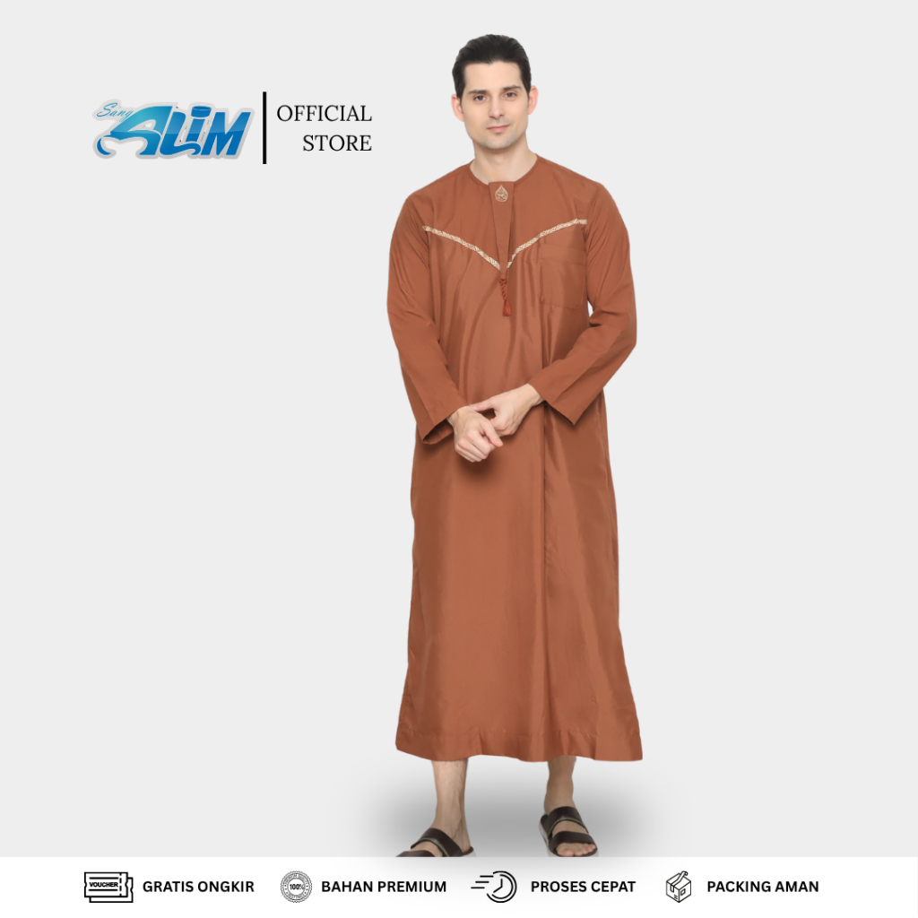 Jual Sang Alim - Jubah Gamis Pria Muslim Premium Zahir Gamis Pria Jubah ...