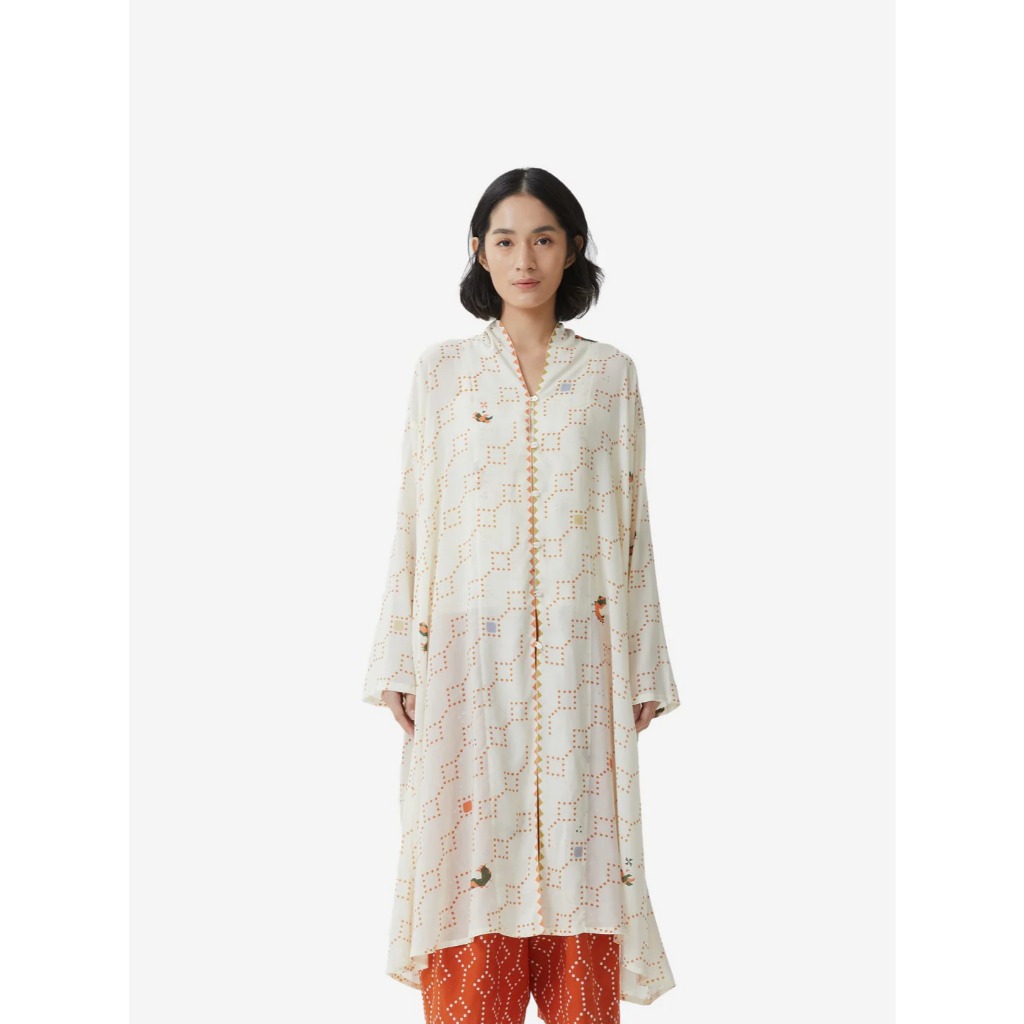 Jual Kebaya Panjang Nitik Cerah | Shopee Indonesia