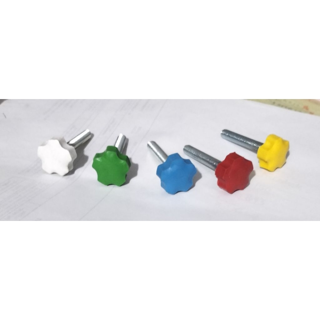 Jual Knob W star baut M6 x 50 (efektif panjang drat 40 mm) | Shopee ...