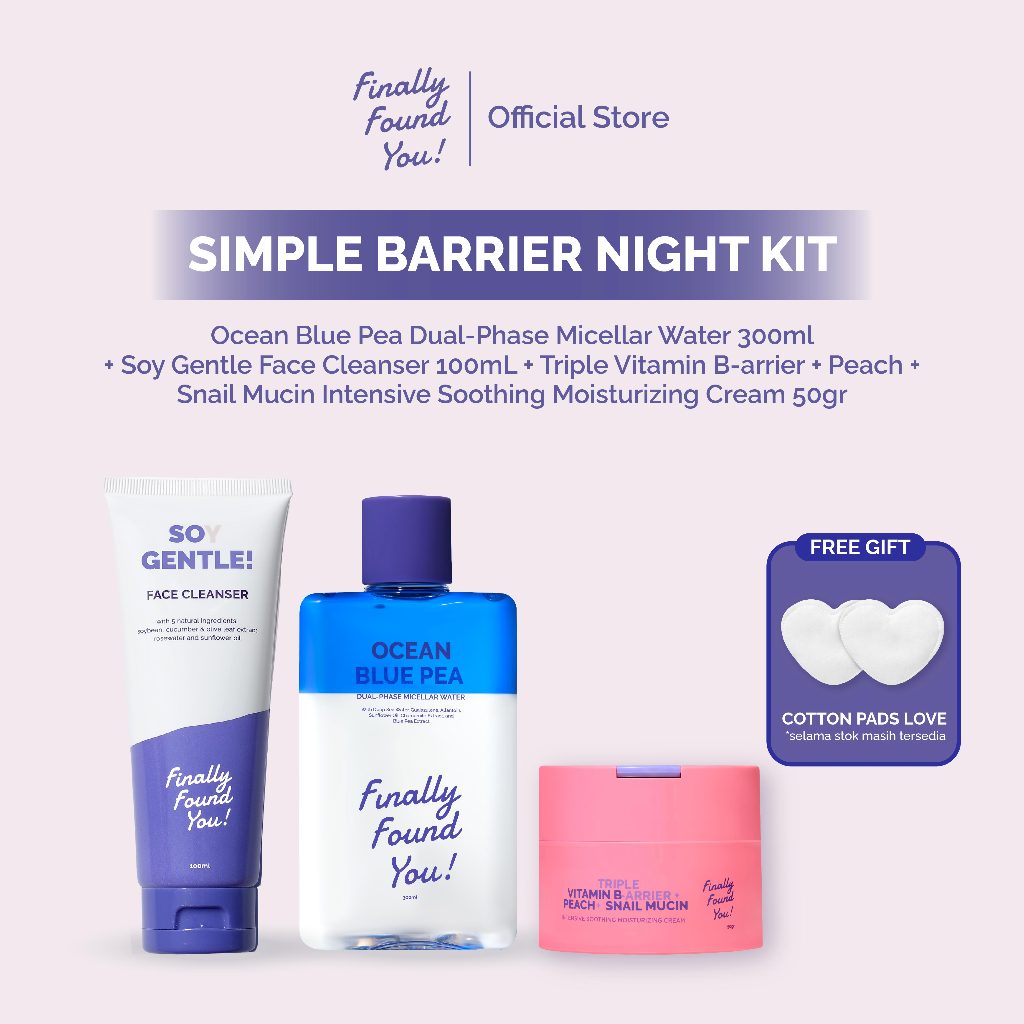 Jual Finally Found You! Simple Barrier Night Kit: Ocean Blue Pea ...