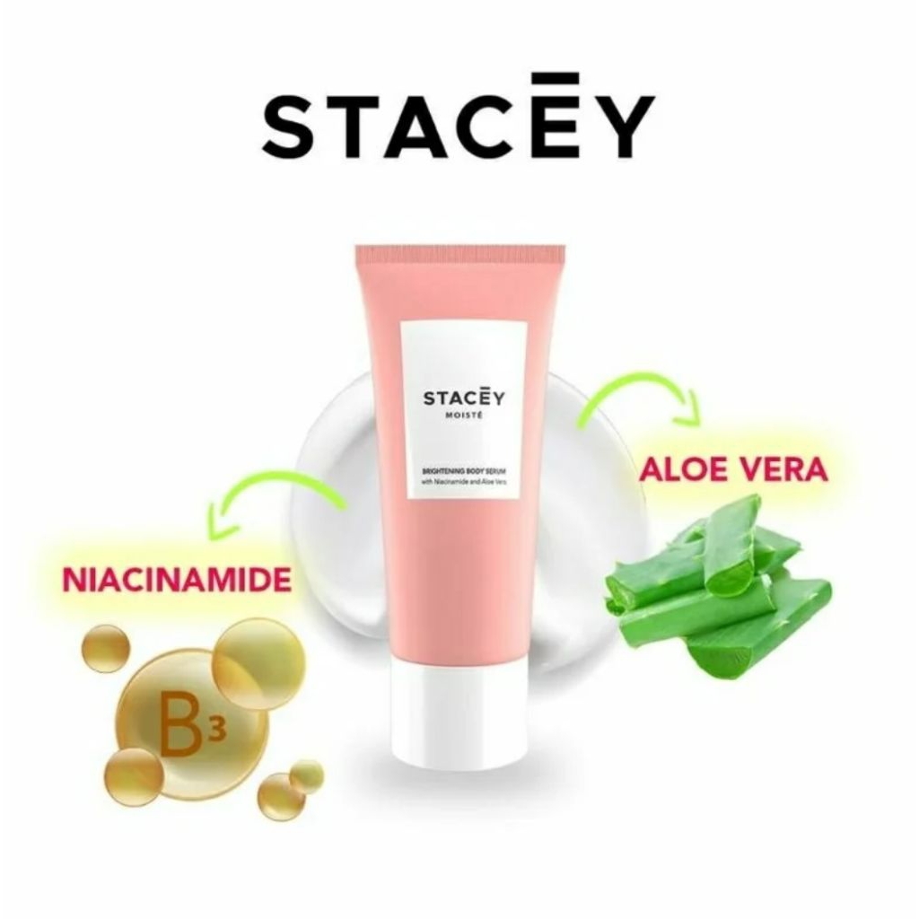 Jual STACEY BRIGHTENING BODY LOTION SERUM WITH NIACINAMIDE AND ALOE ...