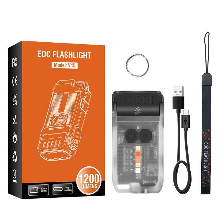 Jual Boruit V15 _CLEARANCE_ Senter Flashlight EDC 1200 Lumens ...