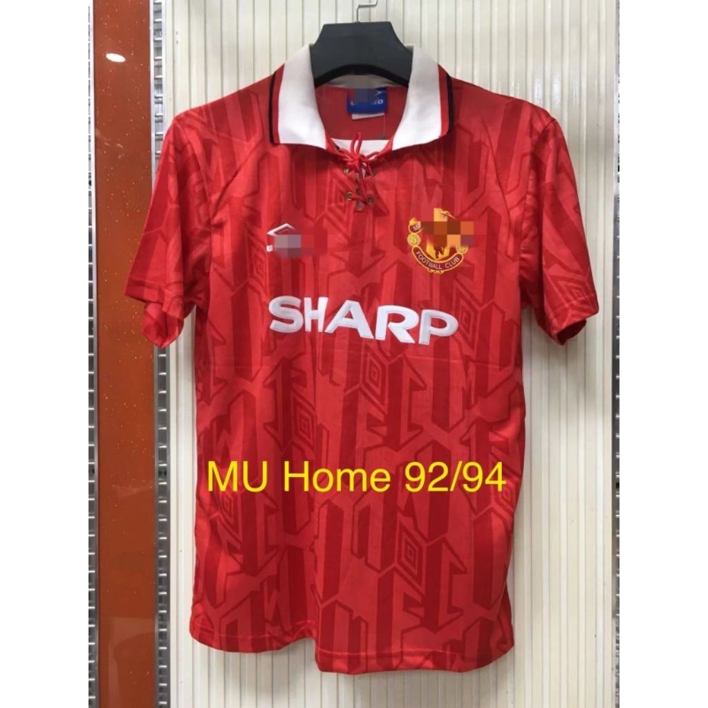 Jual JERSEY MU HOME RETRO 92 94 1992 1994 KLASIK GO GRADE ORI | Shopee ...