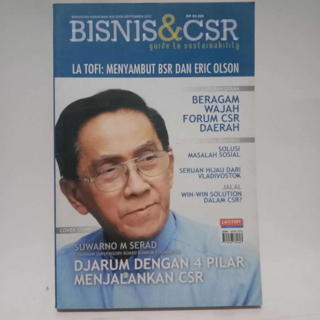 Jual BUKU DAN CSR GUIDE TO SUSTAINABILITY - DJARUM DENGAN 4 PILAR MENJALANKAN CSR | Shopee Indonesia