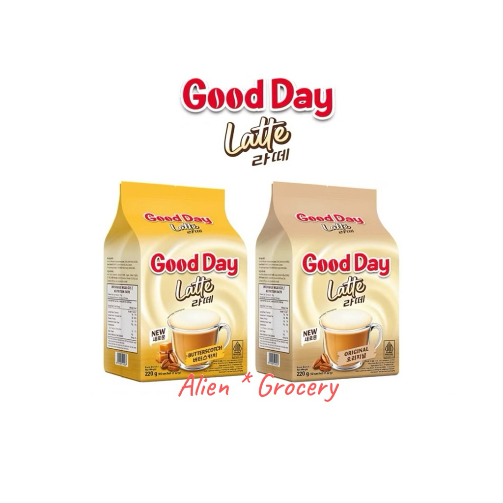 Jual GOOD DAY LATTE Butterscotch Original 10x22gr | Shopee Indonesia