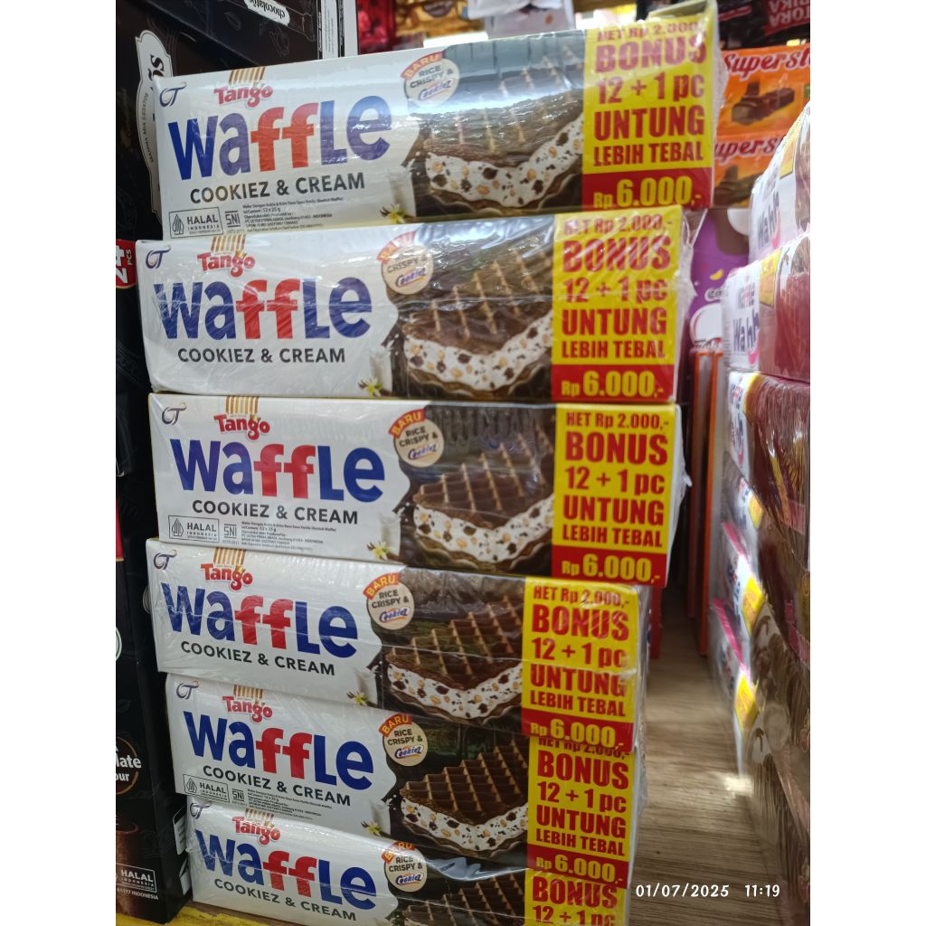 Jual Waffle Tango wafer isi 12 pcs | Shopee Indonesia