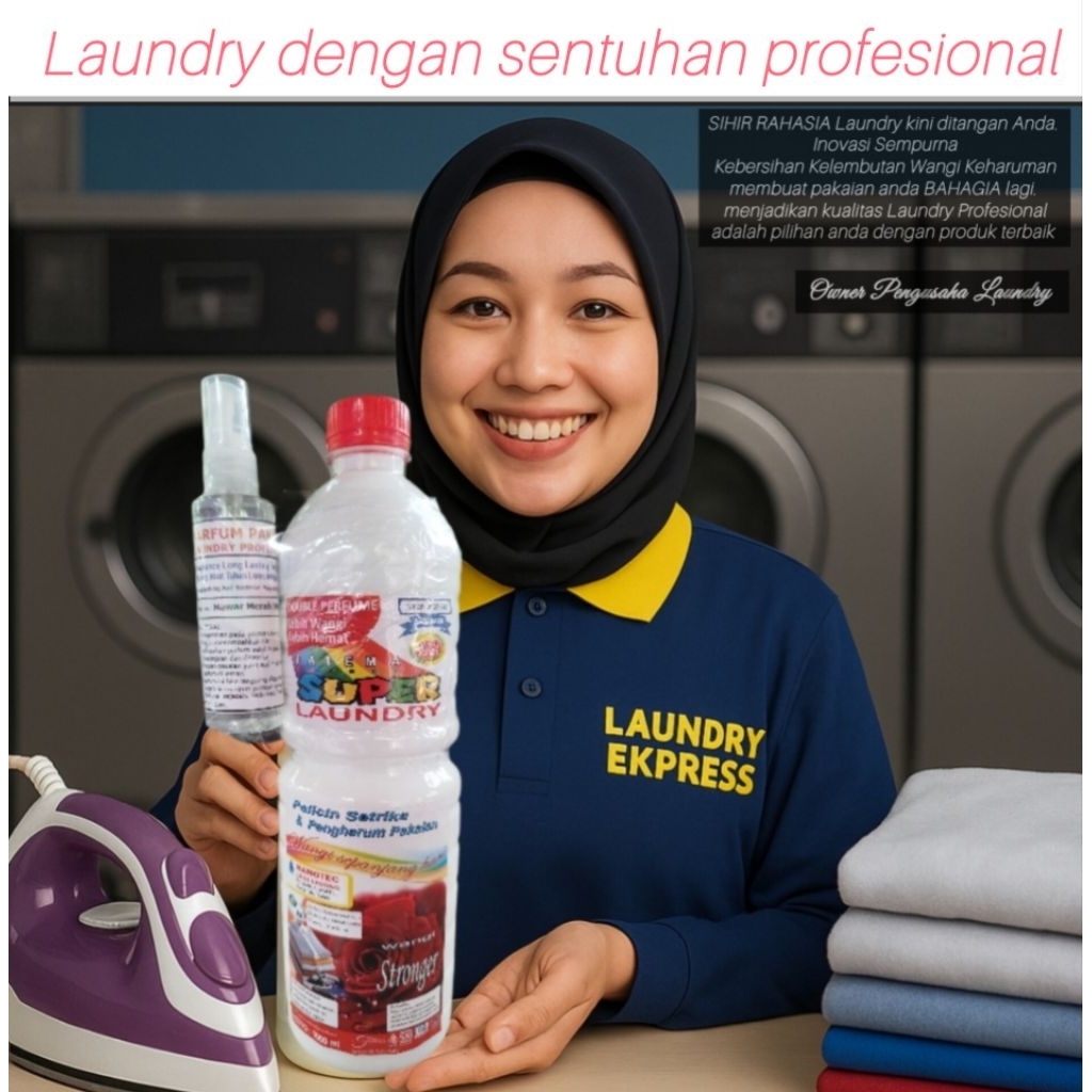 Jual [ paket ojol sameday instan ] fatema super laundry dobel parfum pelicin setrika pengharum ...