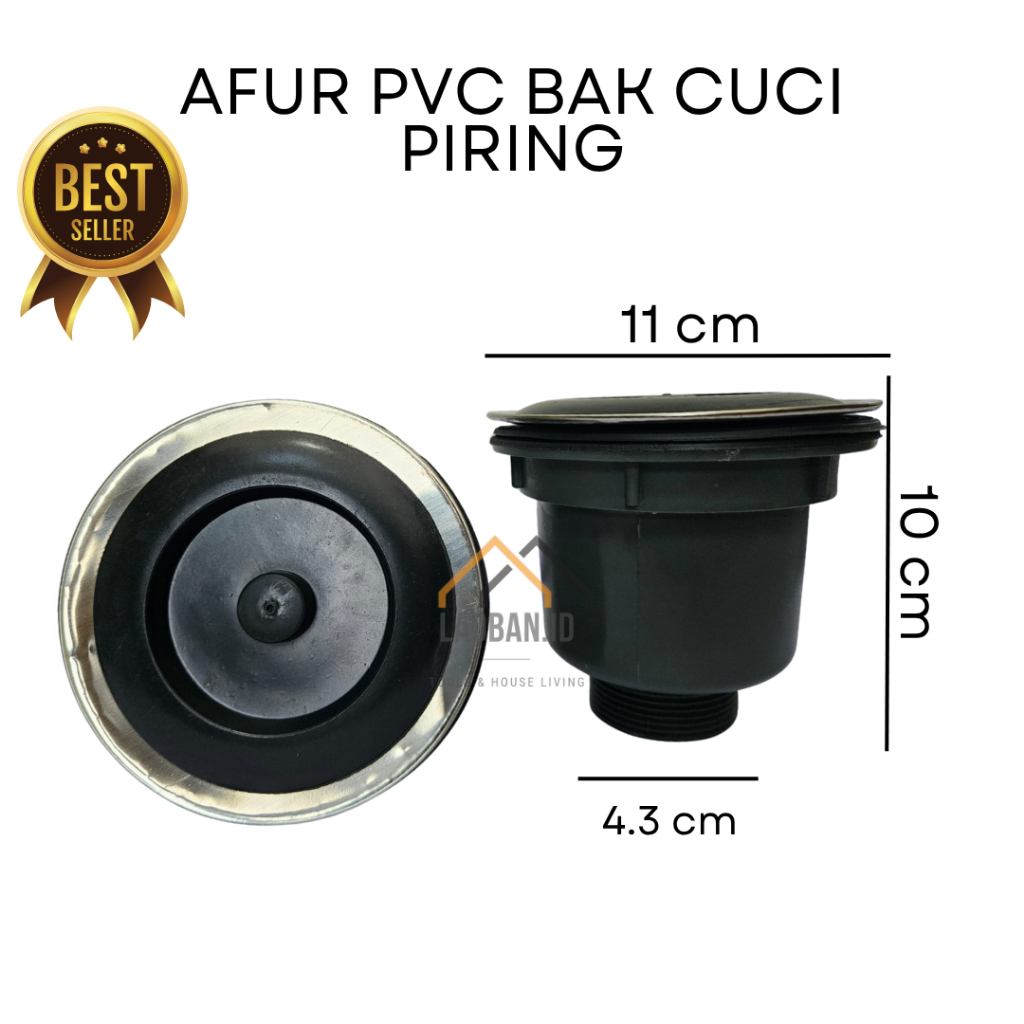 Jual Afur Keranjang PVC Saringan Bak Cuci Piring Wastafel 1 1/2 Inch ...