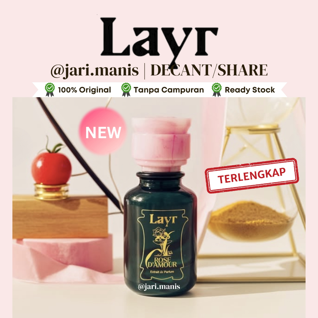 Jual decant share Layr Alexandra Rose d'amour second skin kyoto slow ...
