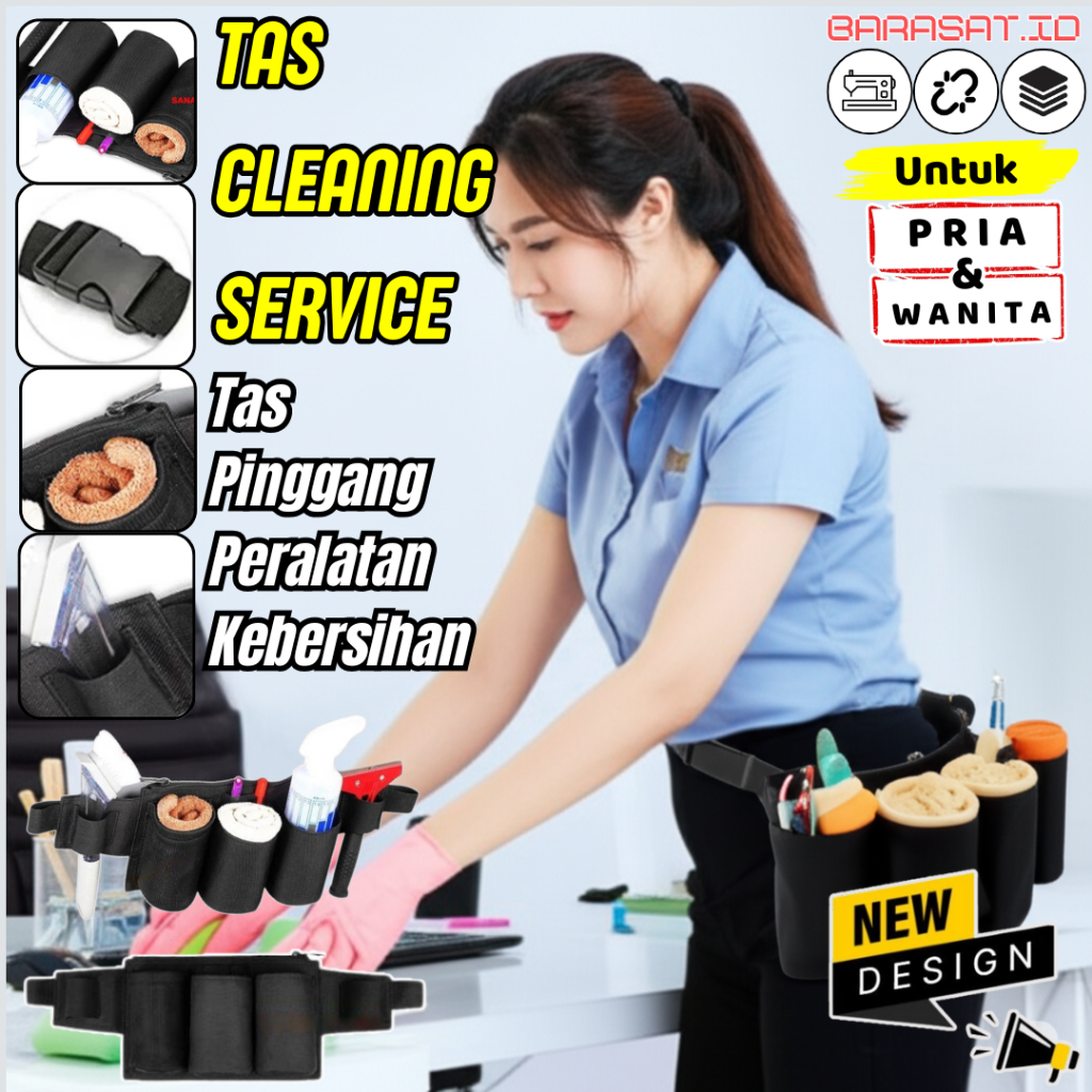 Jual Tas Pinggang Cleaning Service OB / Sabuk Tas Tempat Alat ...