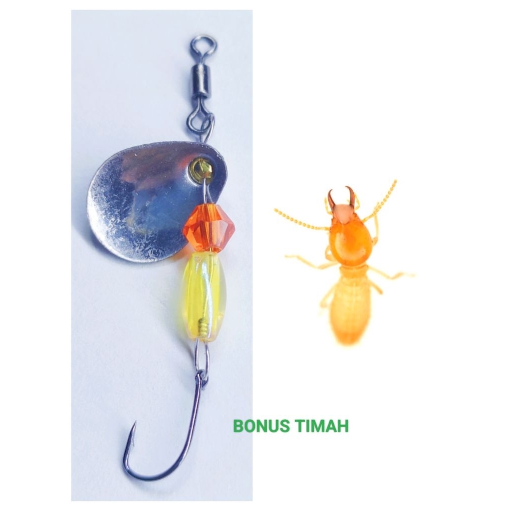 Jual (R3) Rayap Lure Premium Kristal Umpan Pancing Micro mini Casting ...
