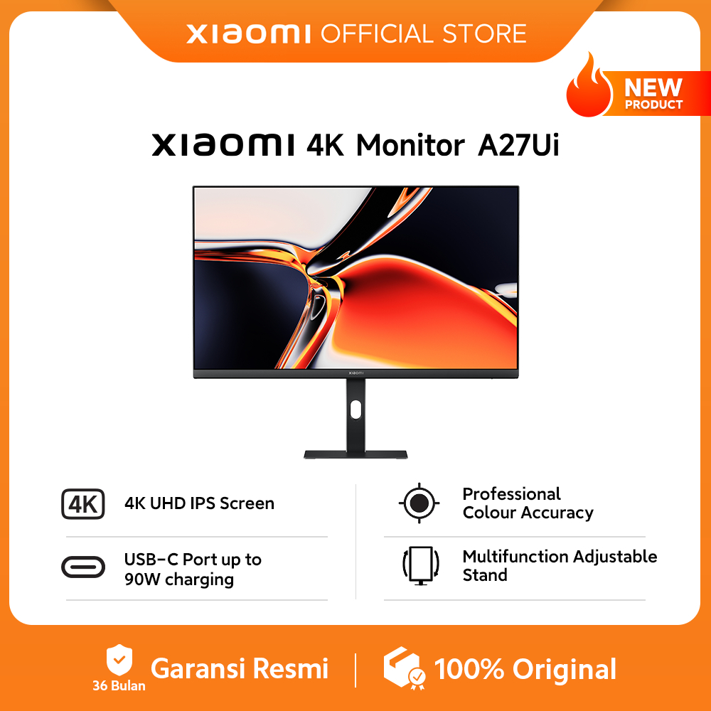 Jual Xiaomi 4K Monitor A27Ui | 4K UHD IPS Screen | Professional Colour ...